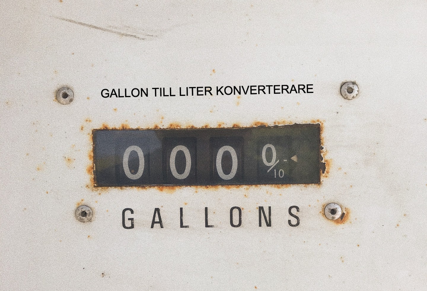 Gallon Till Liter se V r Konverterare Riddermark Bil